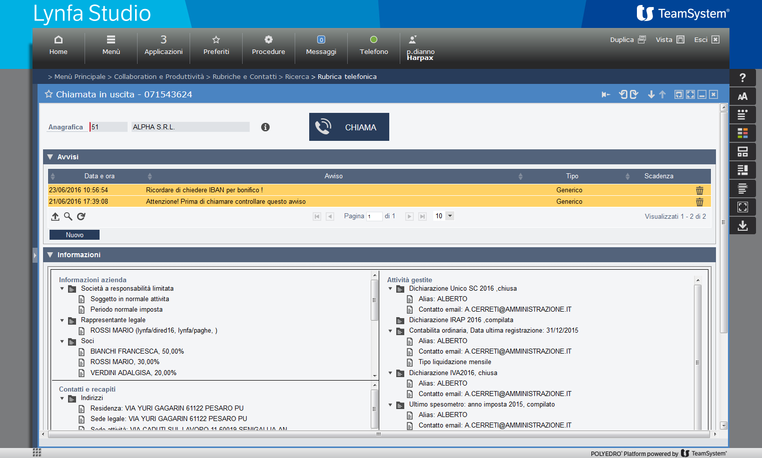 Lynfa Comunicazione – Guida Utente | Manualistica VOIspeed